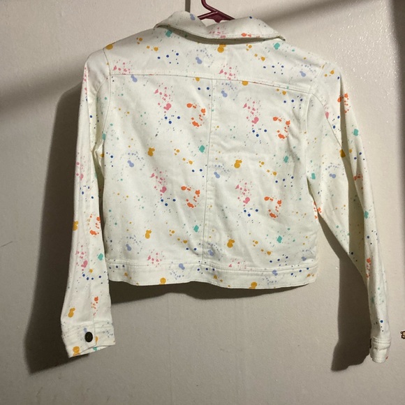 Cat & Jack | Jackets & Coats | Cat Jack Paint Splatter White Jeans ...